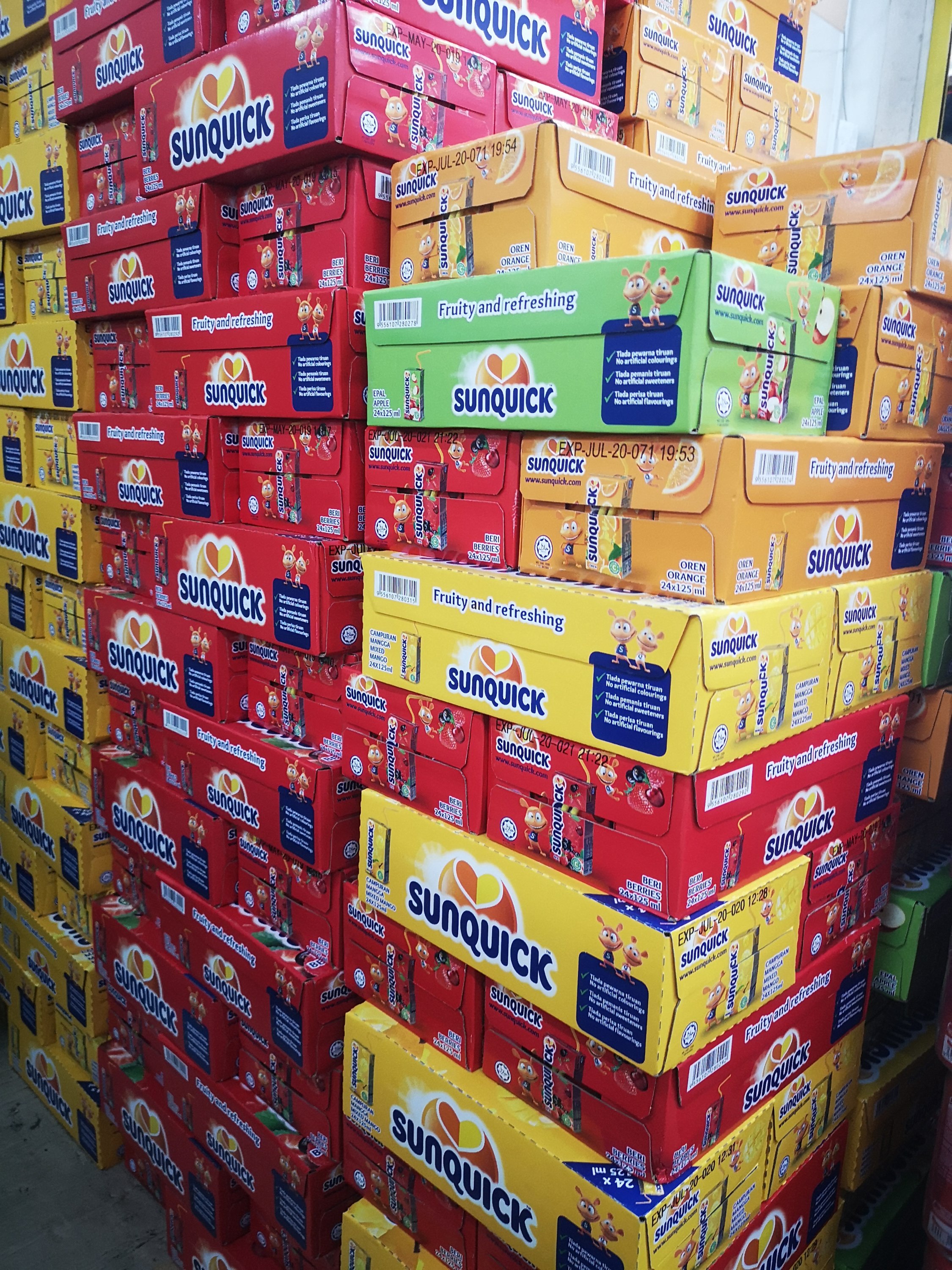 Sunquick Air kotak kecil **24x125ml – Perniagaan Yong Soon Huat